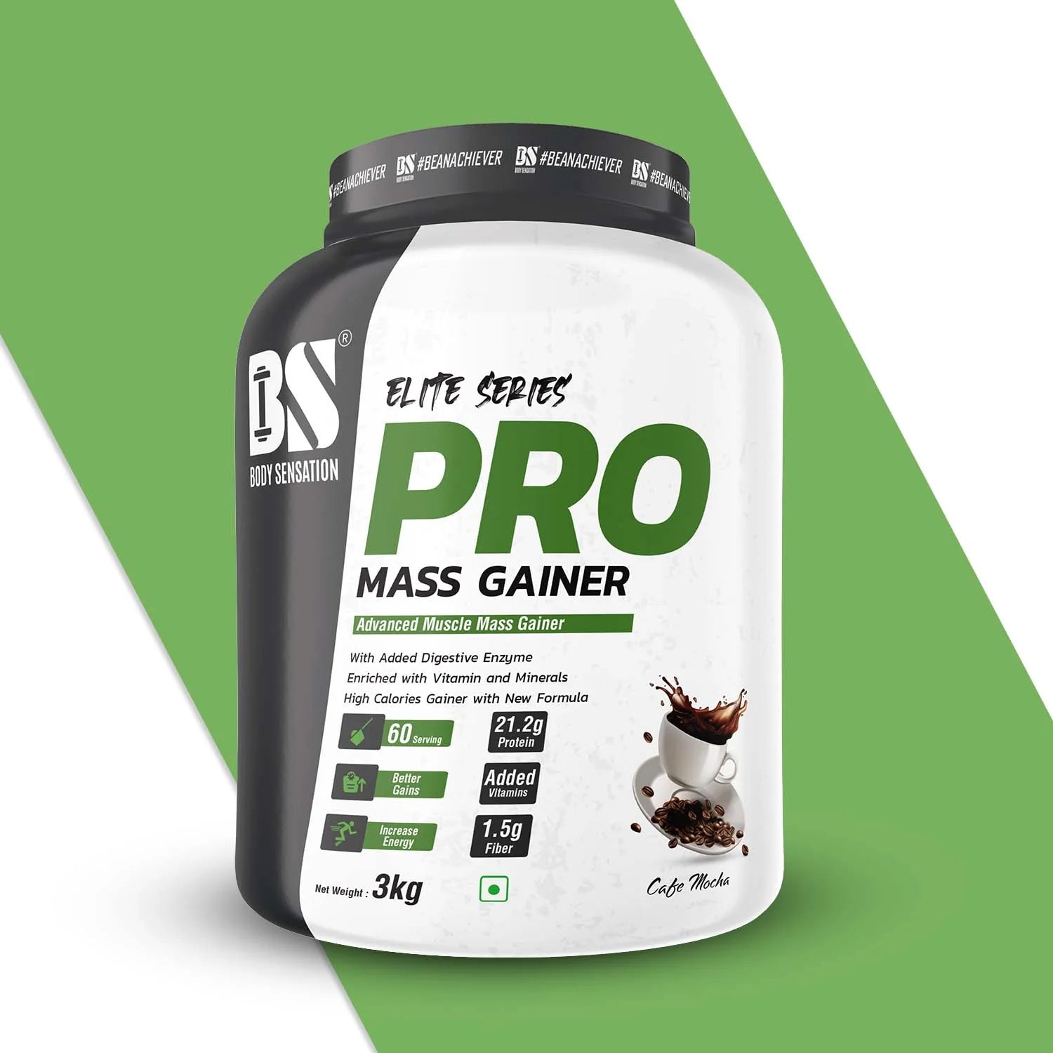 BS Elite Pro Mass Gainer 3KG World Of Nutrition
